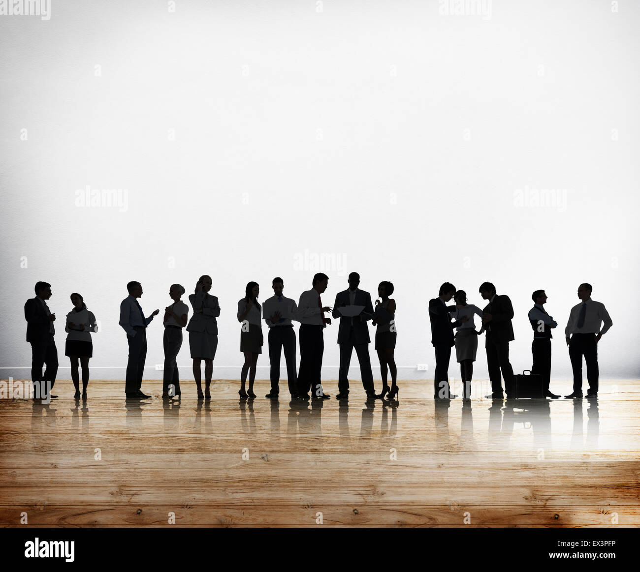 Business People Conference Meeting Discussion Concept Stock Photo - Alamy