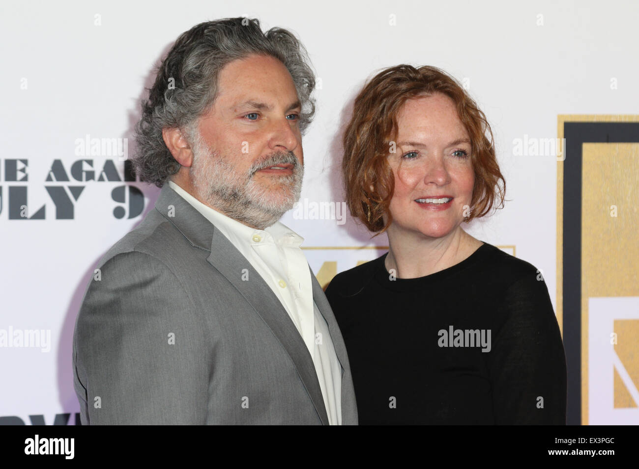 Sydney, Australia. 6 July 2015. Director Greg Jacobs and wife Heather ...