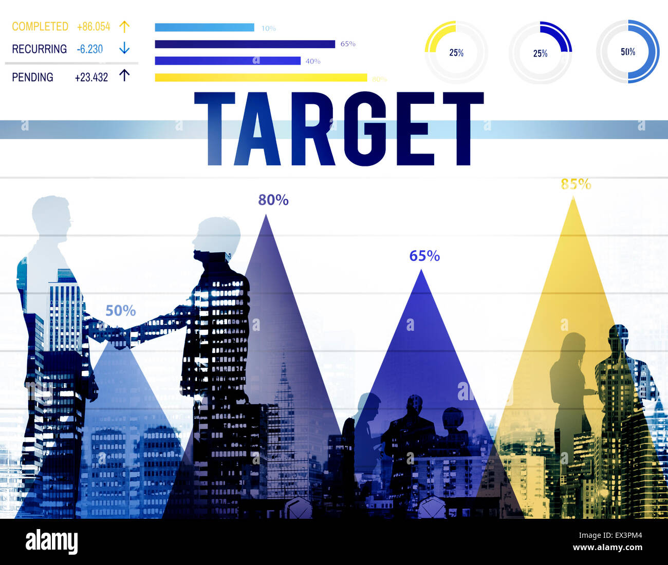 Target Goal Vision Aspiration Success Inspiration Concept Stock Photo ...