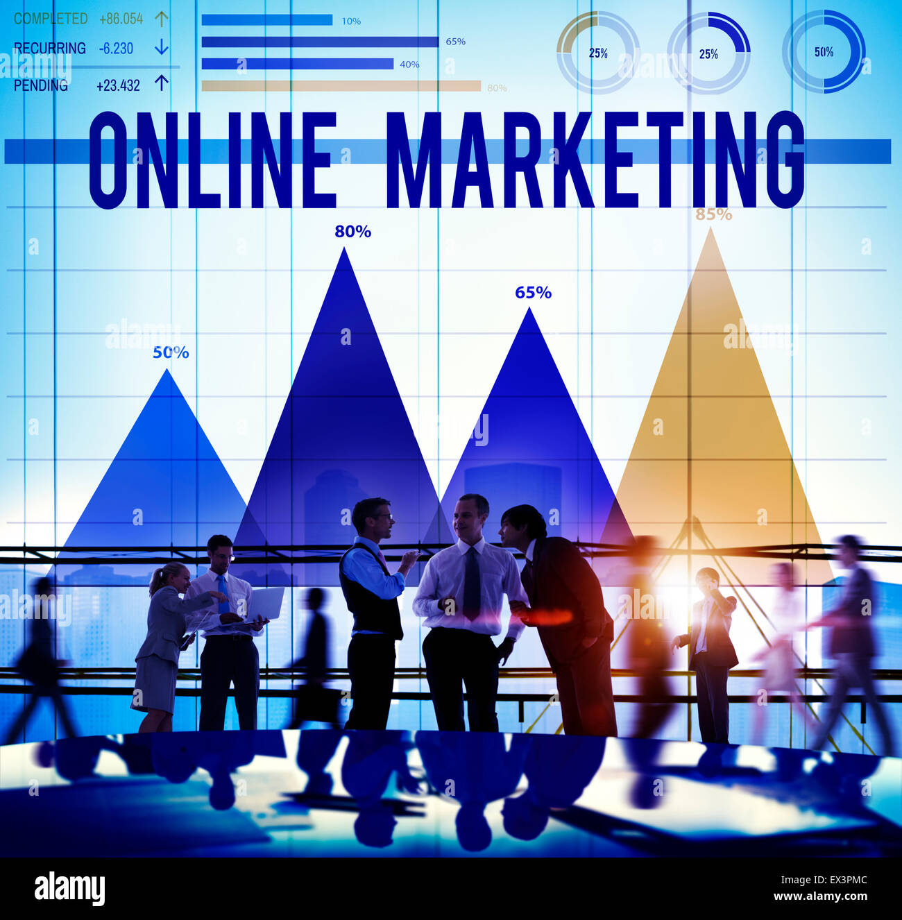 Online Marketing Internet Advertising Branding Concept Stock Photo - Alamy