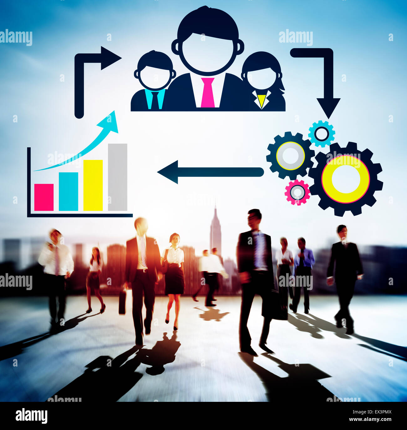 Leadership Leader Boss Coaching Manager Concept Stock Photo - Alamy