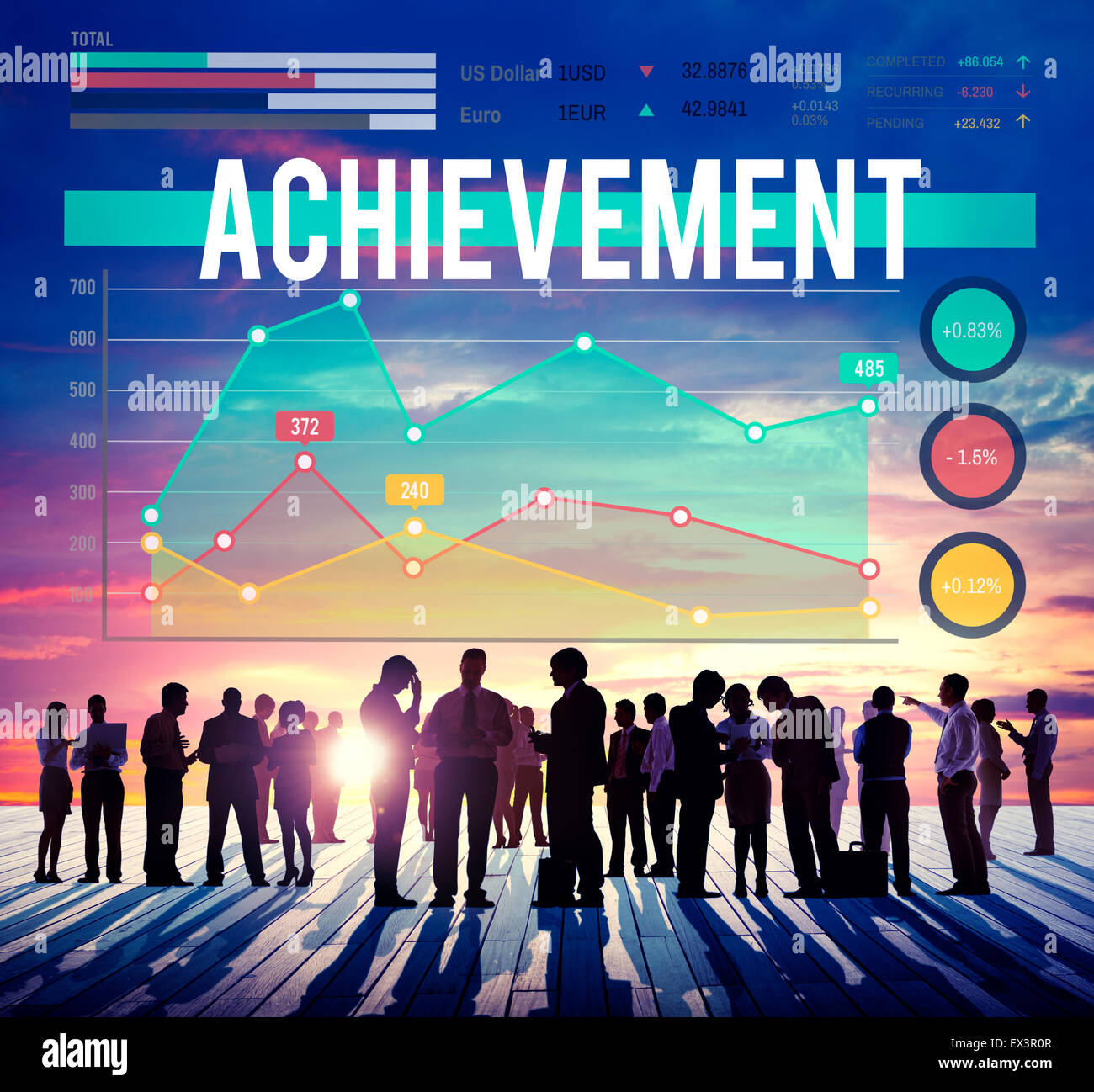 Achievement Success Victory Business Marketing Concept Stock Photo - Alamy