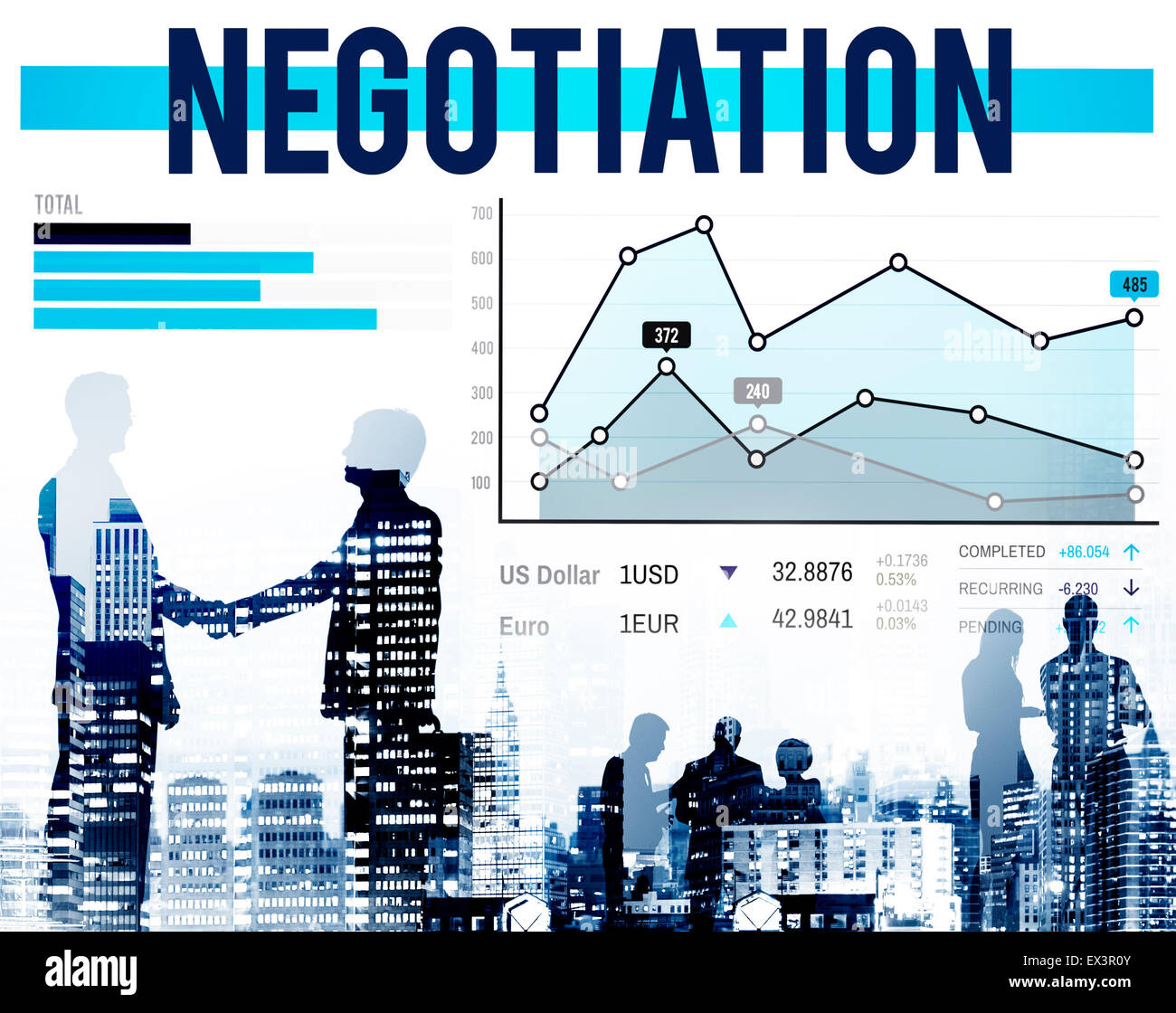 Negotiation Benefit Compromise Contract Growth Concept Stock Photo - Alamy