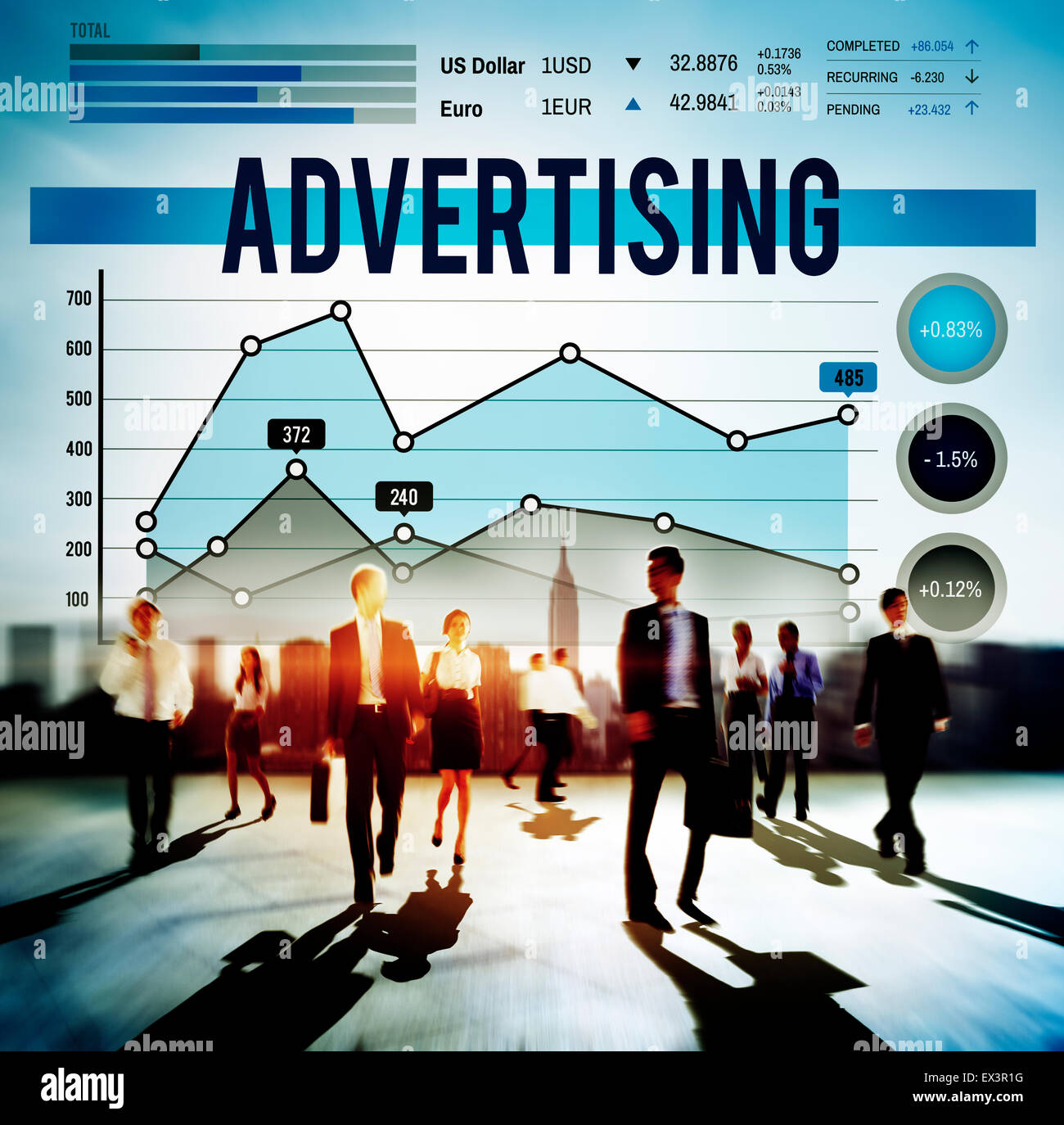 Advertising Marketing Business Promotion Concept Stock Photo - Alamy