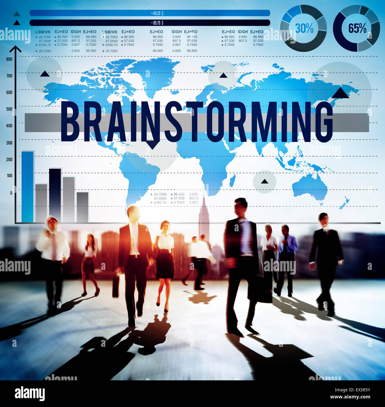 Brainstorming Planning Analysis Planning Strategy Concept Stock Photo ...