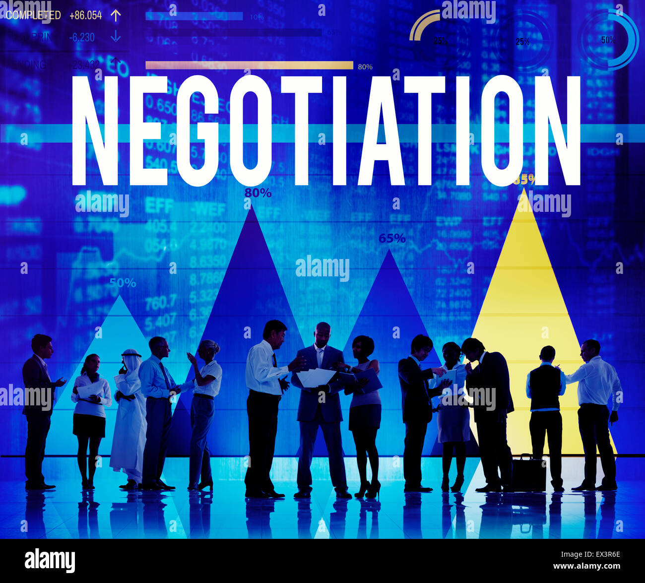 Negotiation Compromise Contract Agreement Decision Concept Stock Photo ...