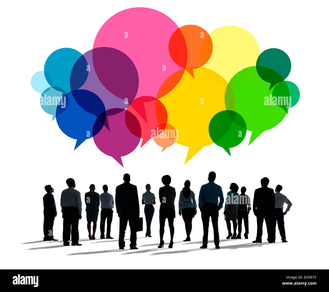 Talking communication hi-res stock photography and images - Alamy