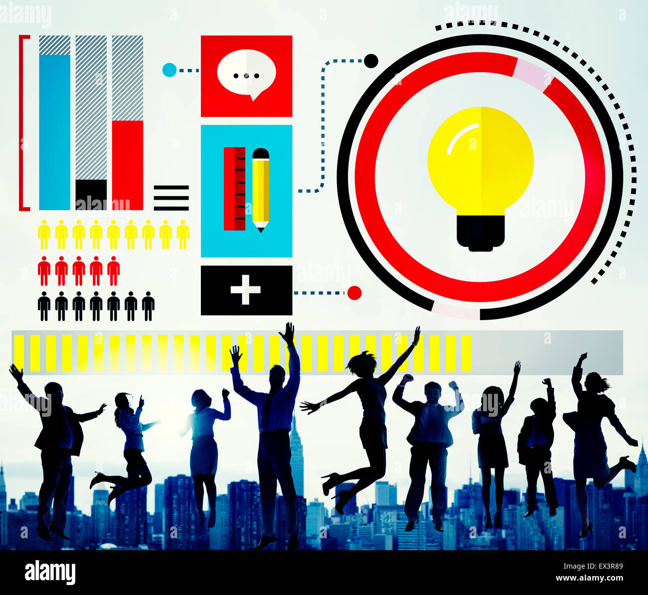 Ideas Innovation Creativity Knowledge Inspiration Vision Concept Stock ...