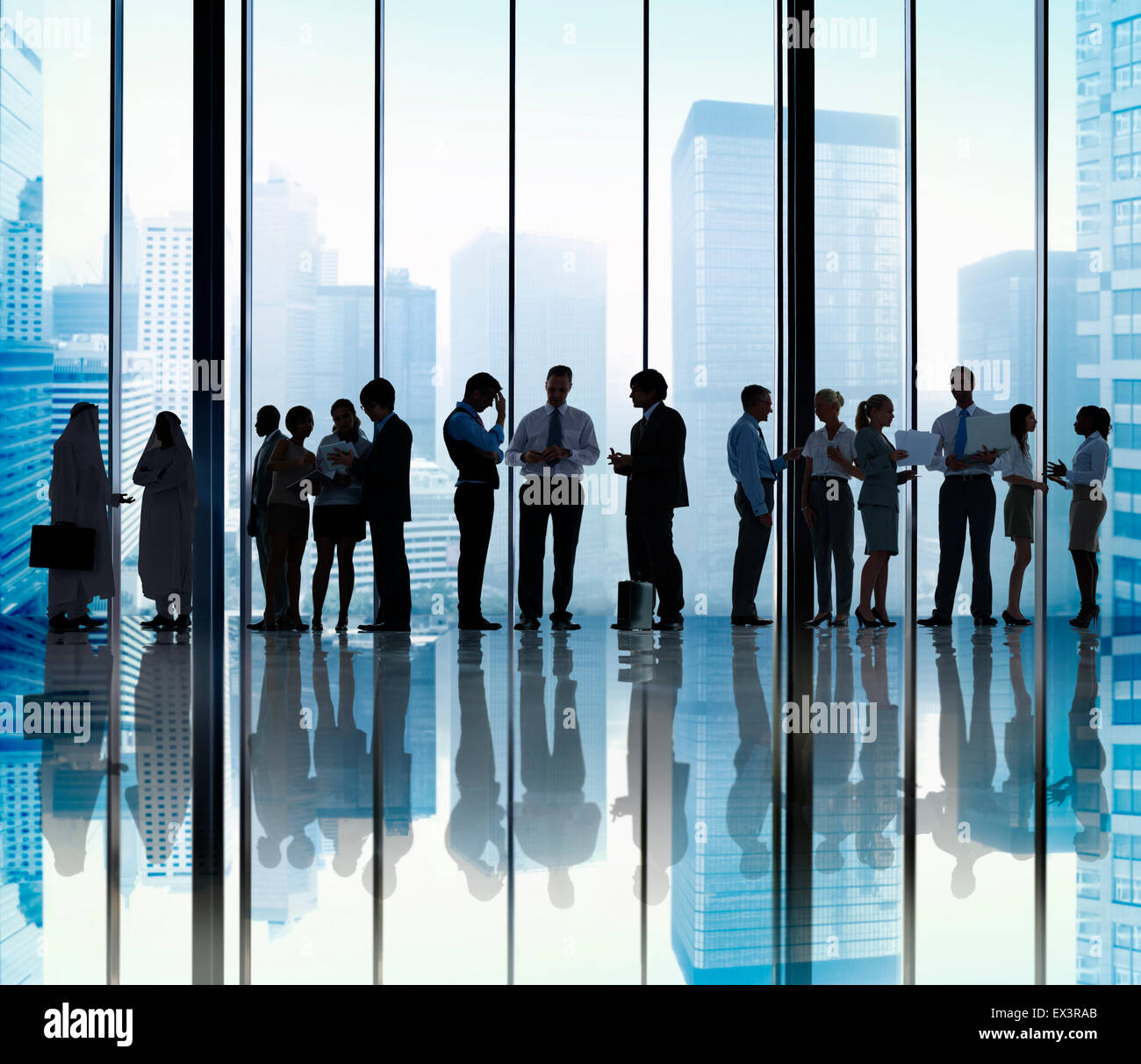 Business People Corporate Communication Office Concept Stock Photo - Alamy