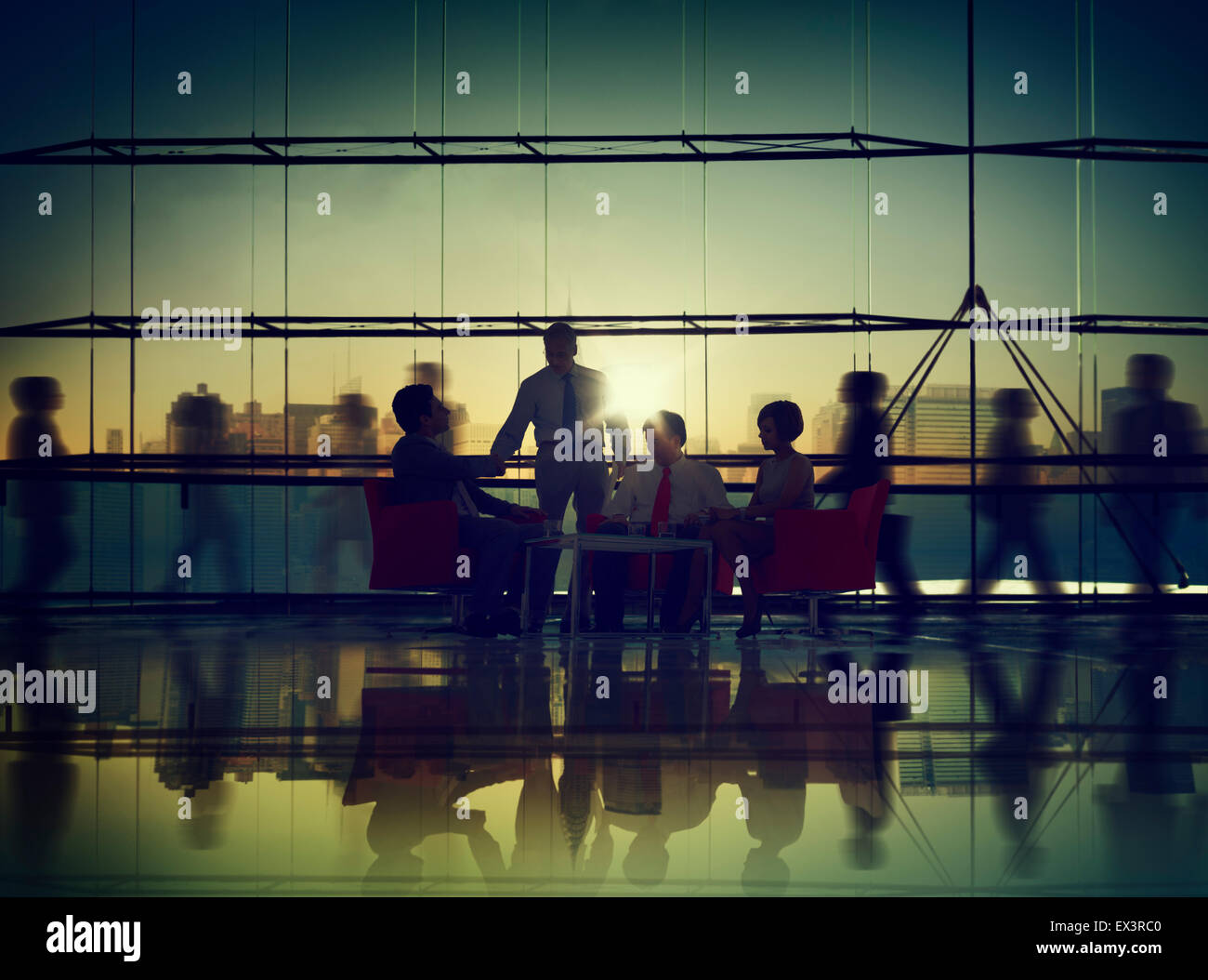 Business People Corporate Meeting Communication Office Working Concept ...
