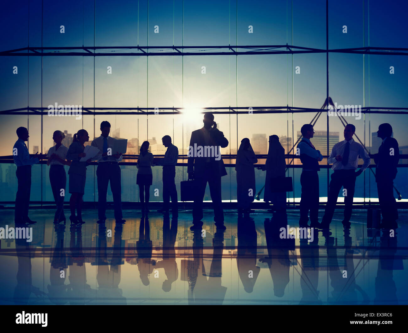 Business People Corporate Communication Calling Office Concept Stock ...