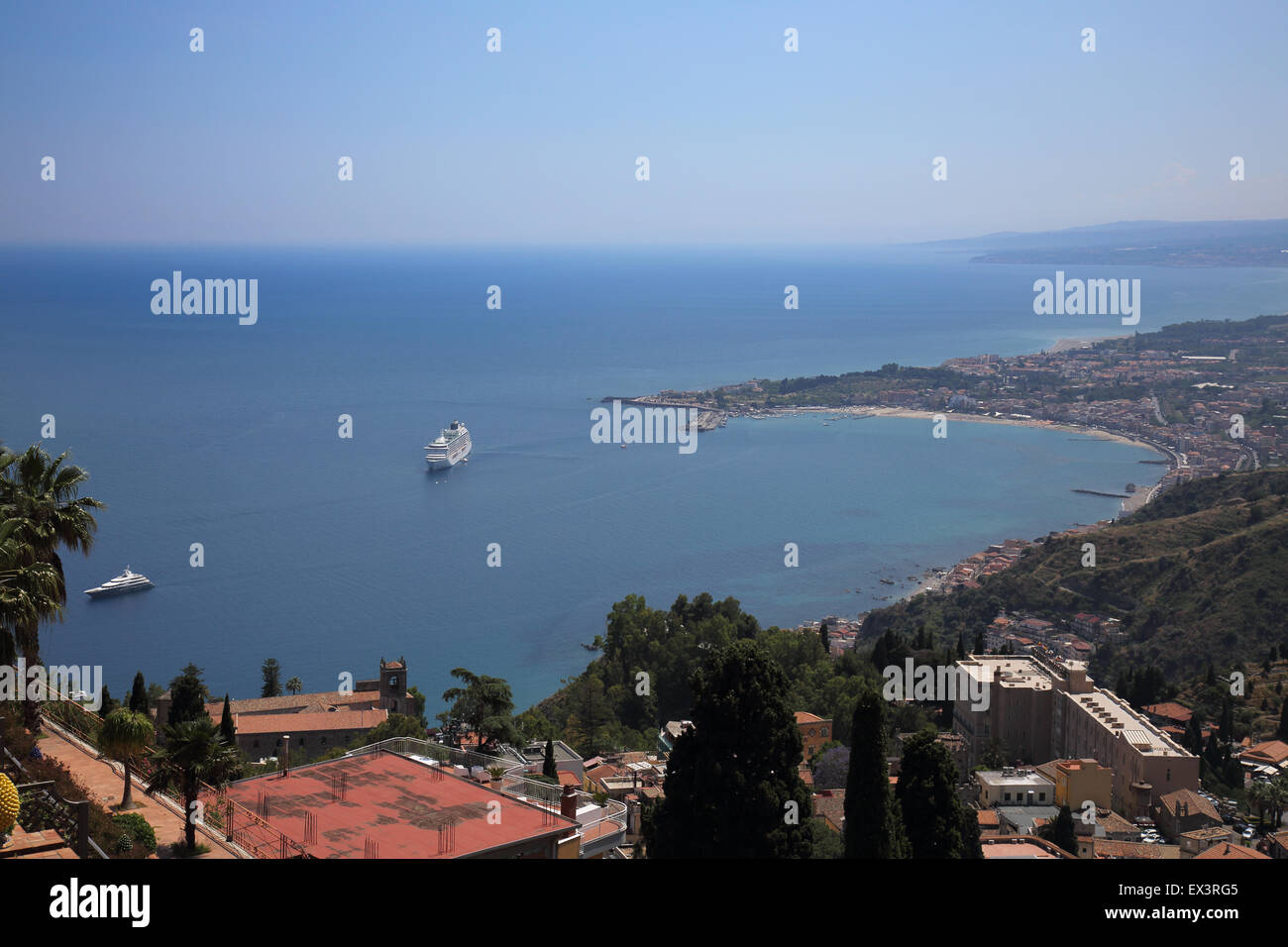 View towards taormina hi-res stock photography and images - Alamy