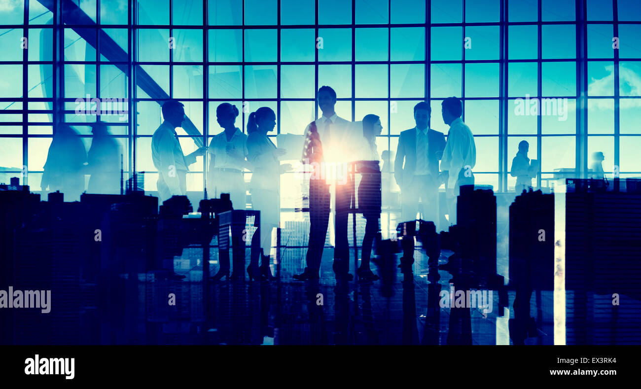 Business People Communication Meeting Discussion Office Concept Stock ...