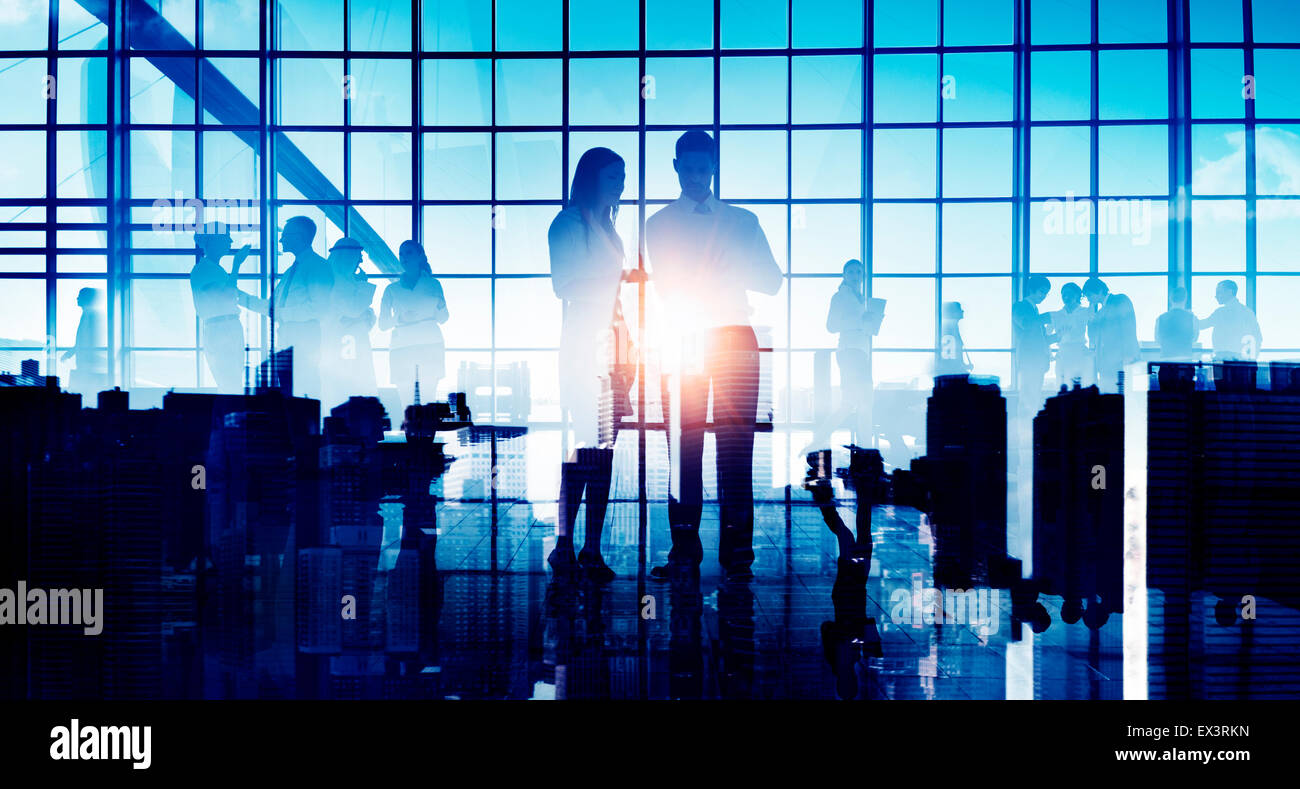 Business People Communication Meeting Discussion Office Concept Stock ...