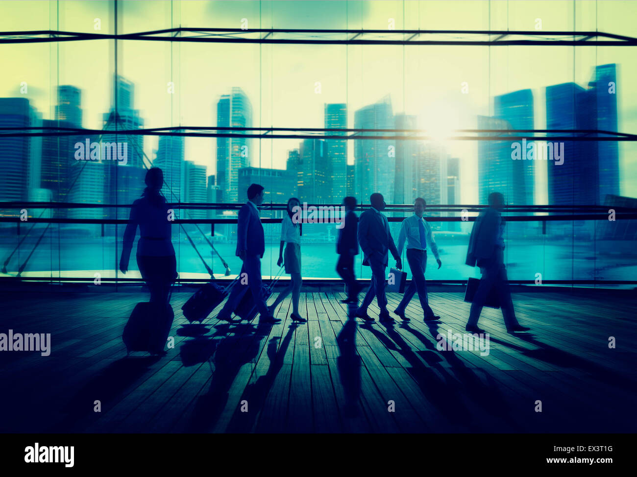 Business People Commuter Rush Hour Concept Stock Photo - Alamy