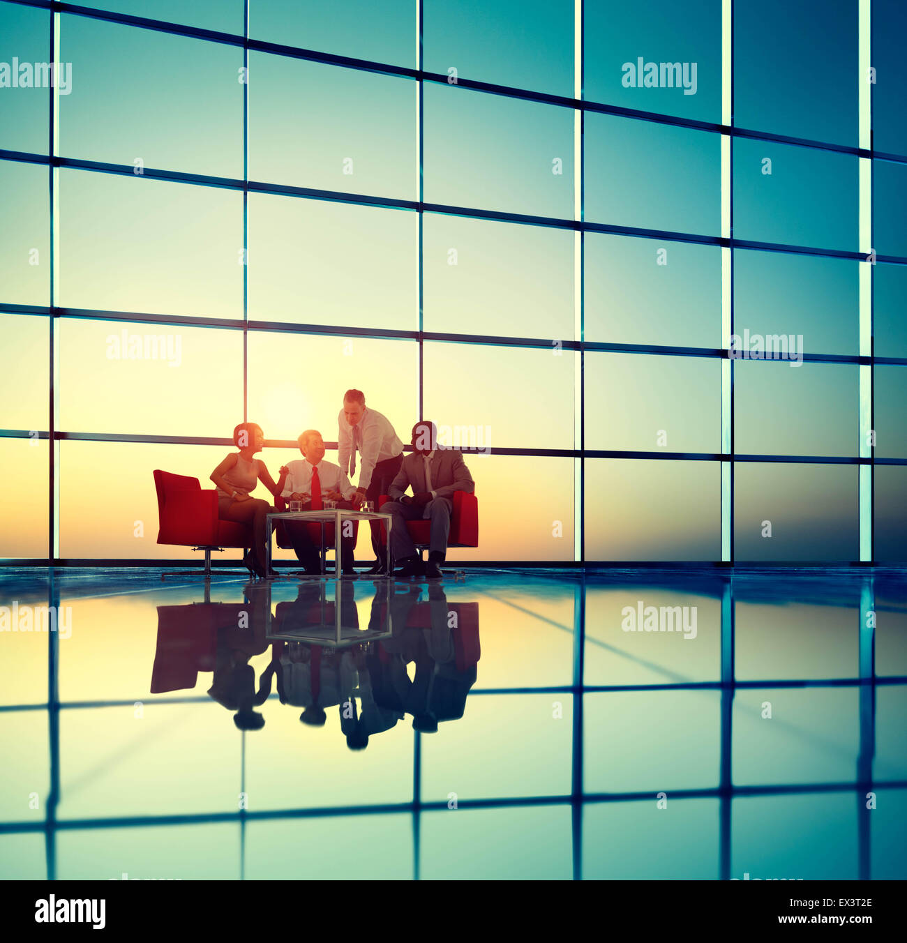 Business Team Discussion Meeting Corporate Concept Stock Photo - Alamy