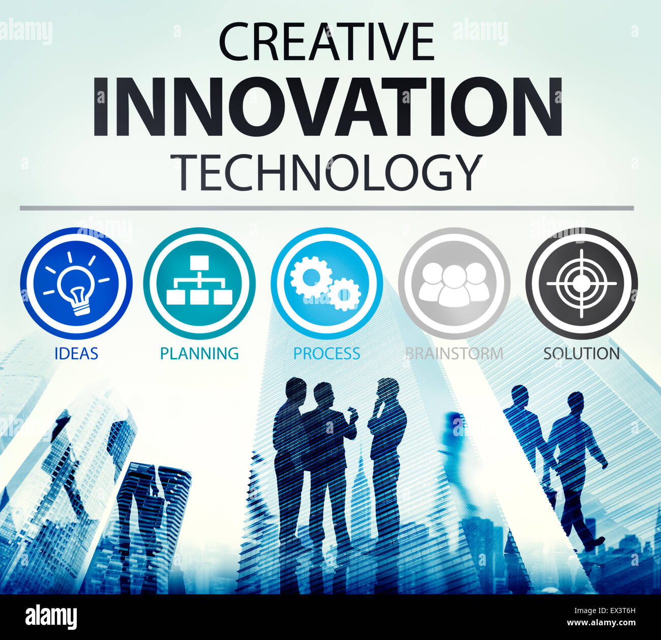 Creative Innovation Technology Ideas Inspiration Concept Stock Photo ...