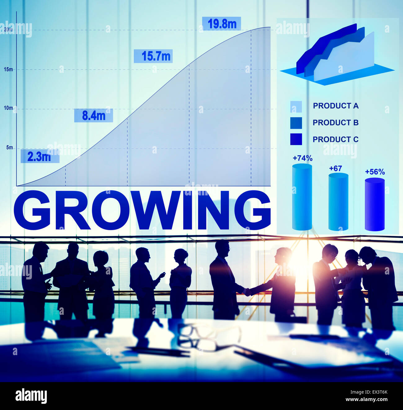 Growing Growth Success Business Aim Target Concept Stock Photo - Alamy