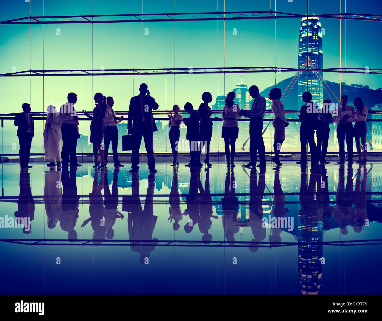 Business People Corporate Connection Discussion Meeting Concept Stock ...