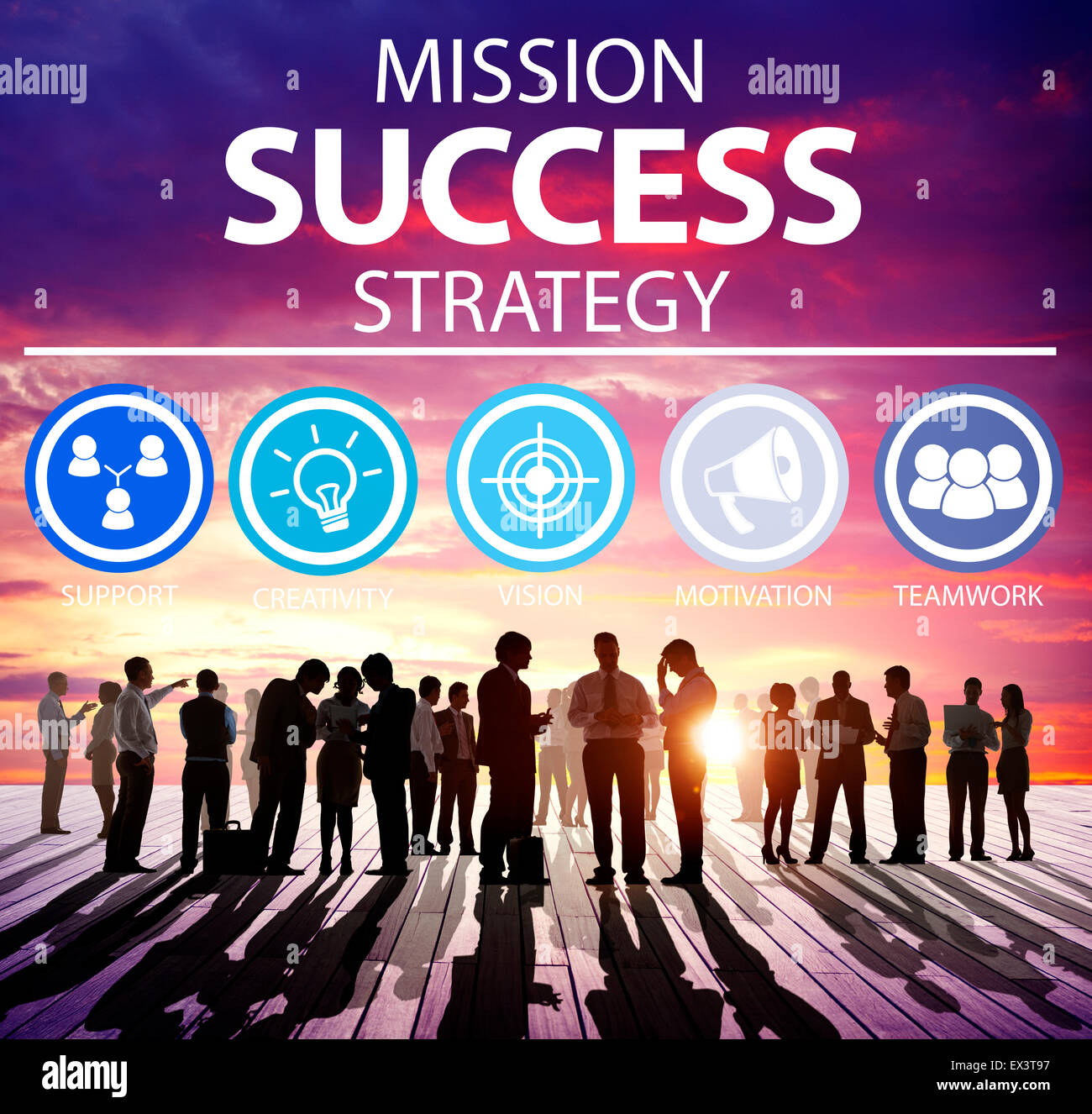 Mission Success Strategy Achievement Strategy Concept Stock Photo - Alamy
