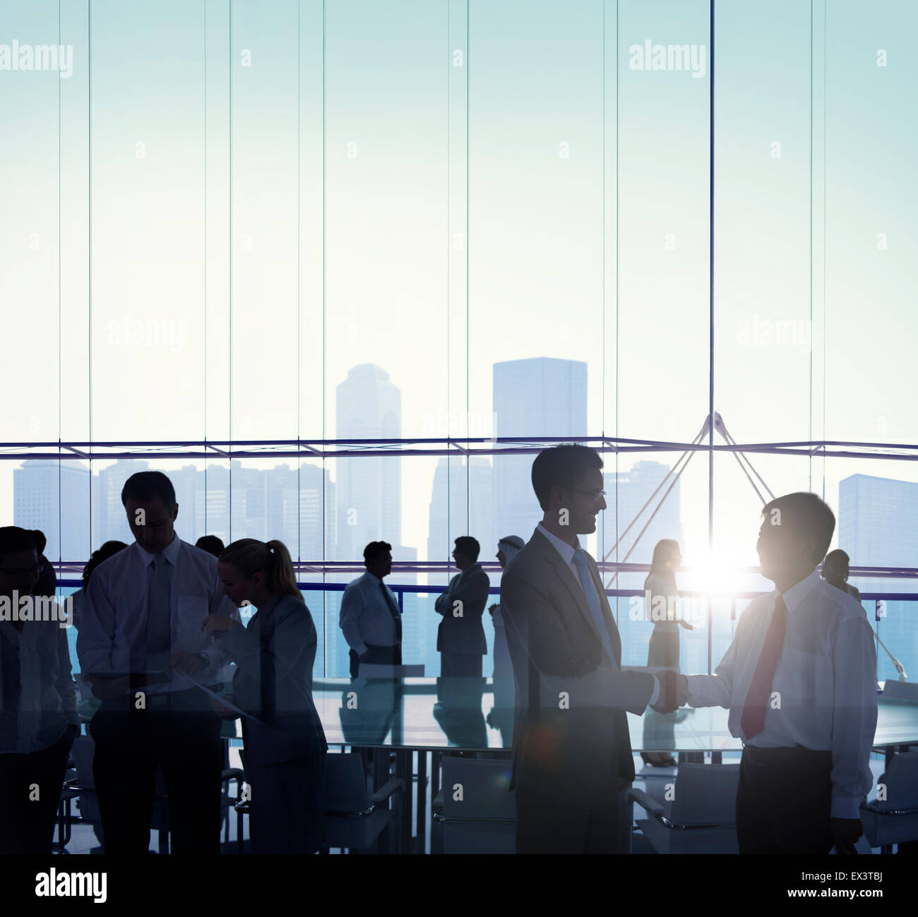 Business Team Meeting Discussion Board Room Concept Stock Photo - Alamy