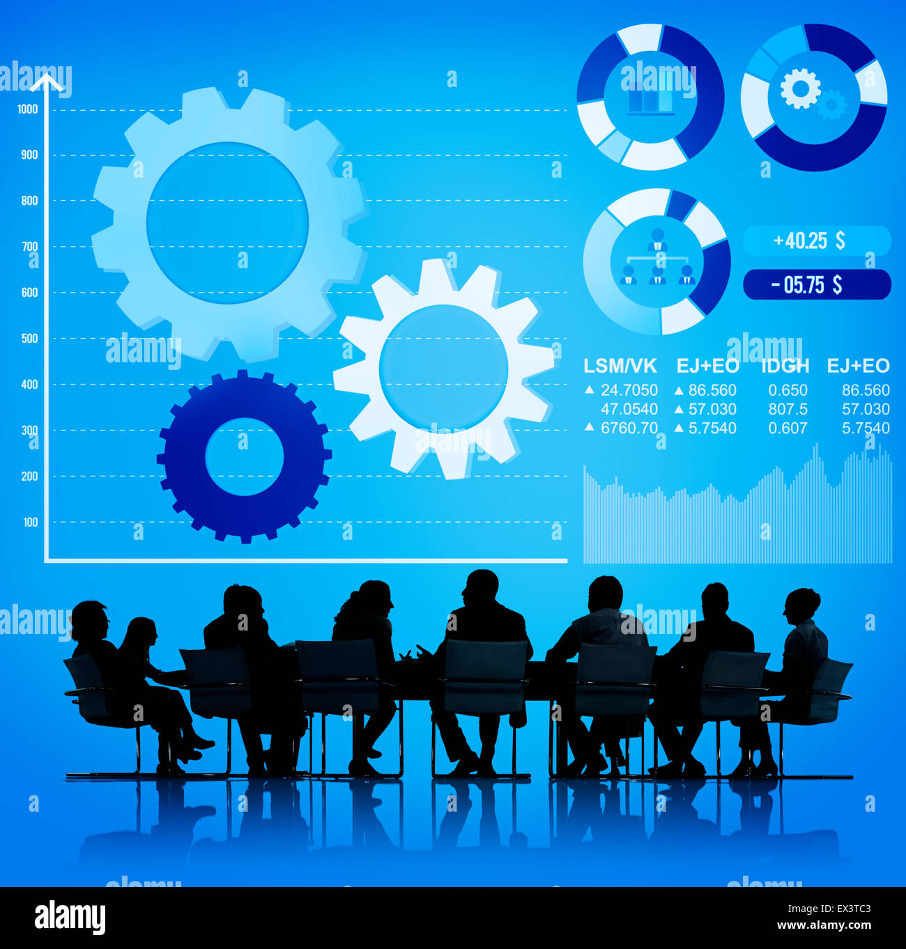 Teamwork Collaboration Strategy Business Marketing Concept Stock Photo ...