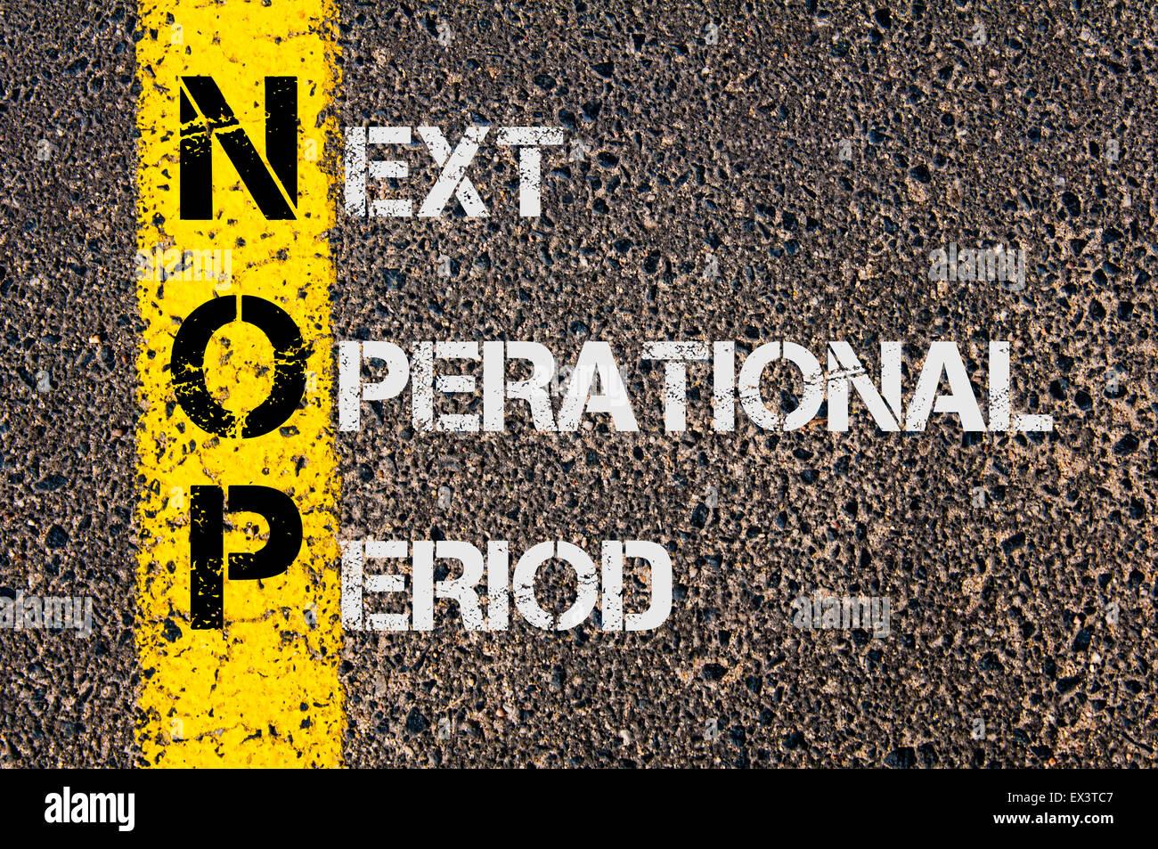 Concept image of Business Acronym NOP as Next Operational Period ...