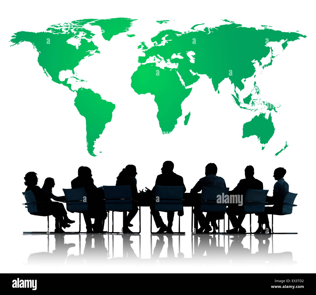 Green Business Environment Global Conservation Concept Stock Photo - Alamy