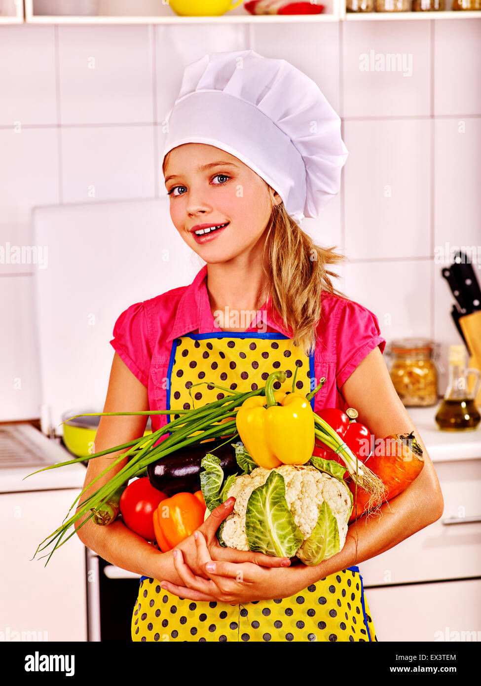 Child cooking at kitchen Stock Photo - Alamy
