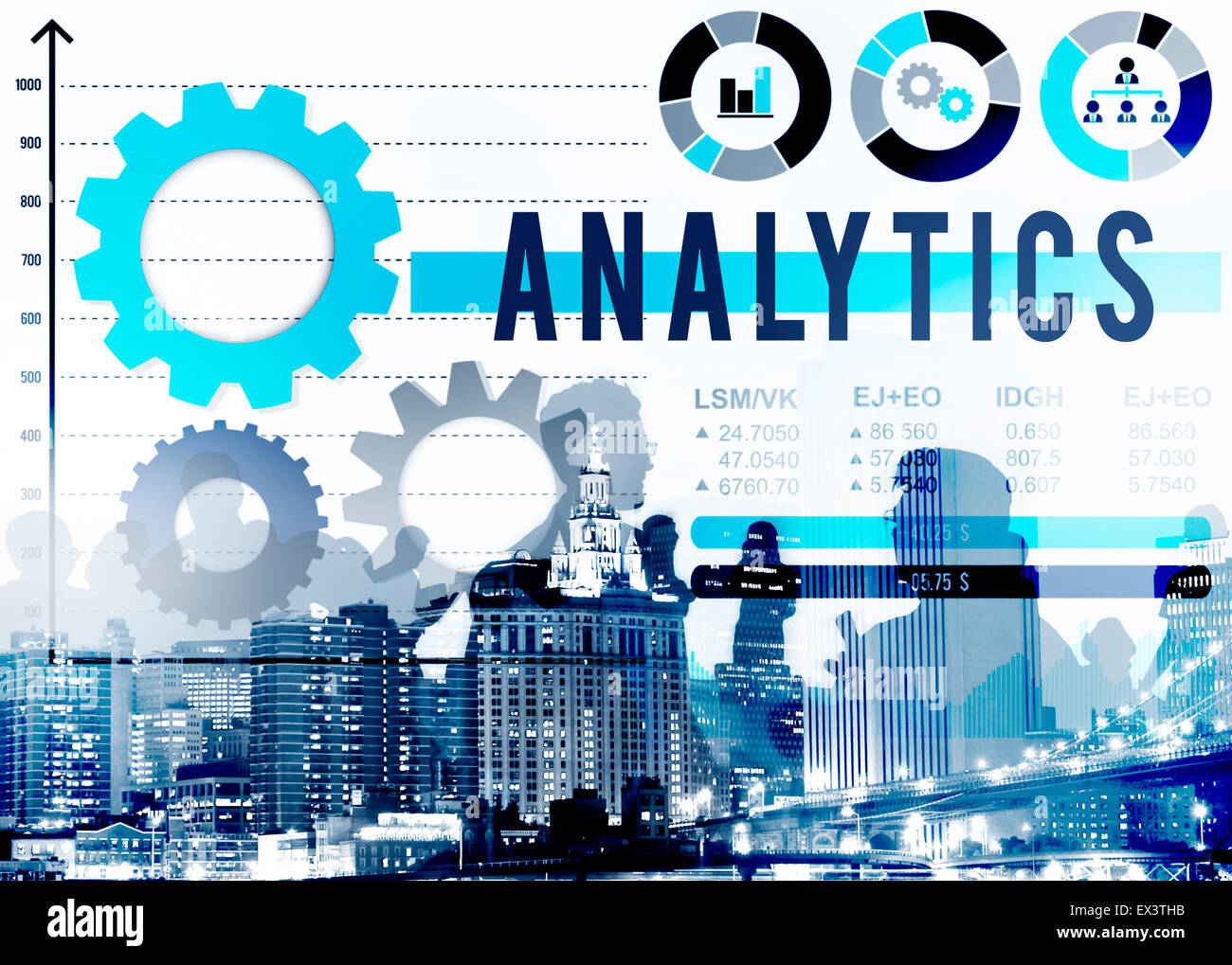 Analytics Analysis Big Data Business Corporate Concept Stock Photo - Alamy