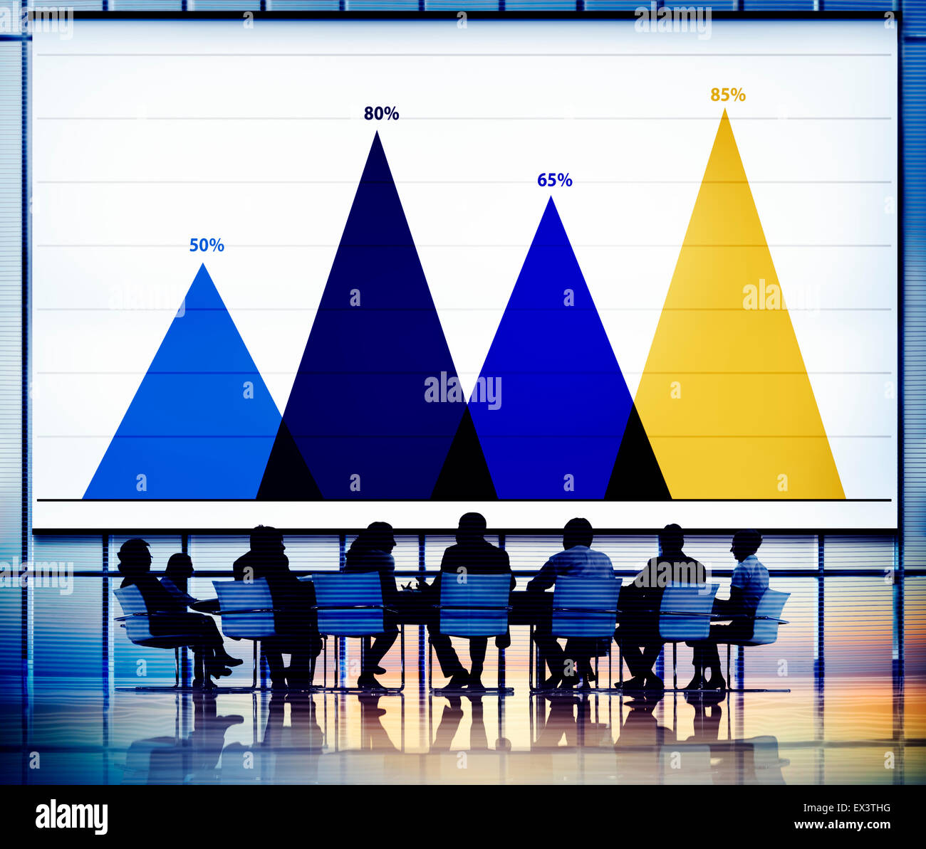 Businesswomen brainstorming marketing growth hi-res stock photography ...