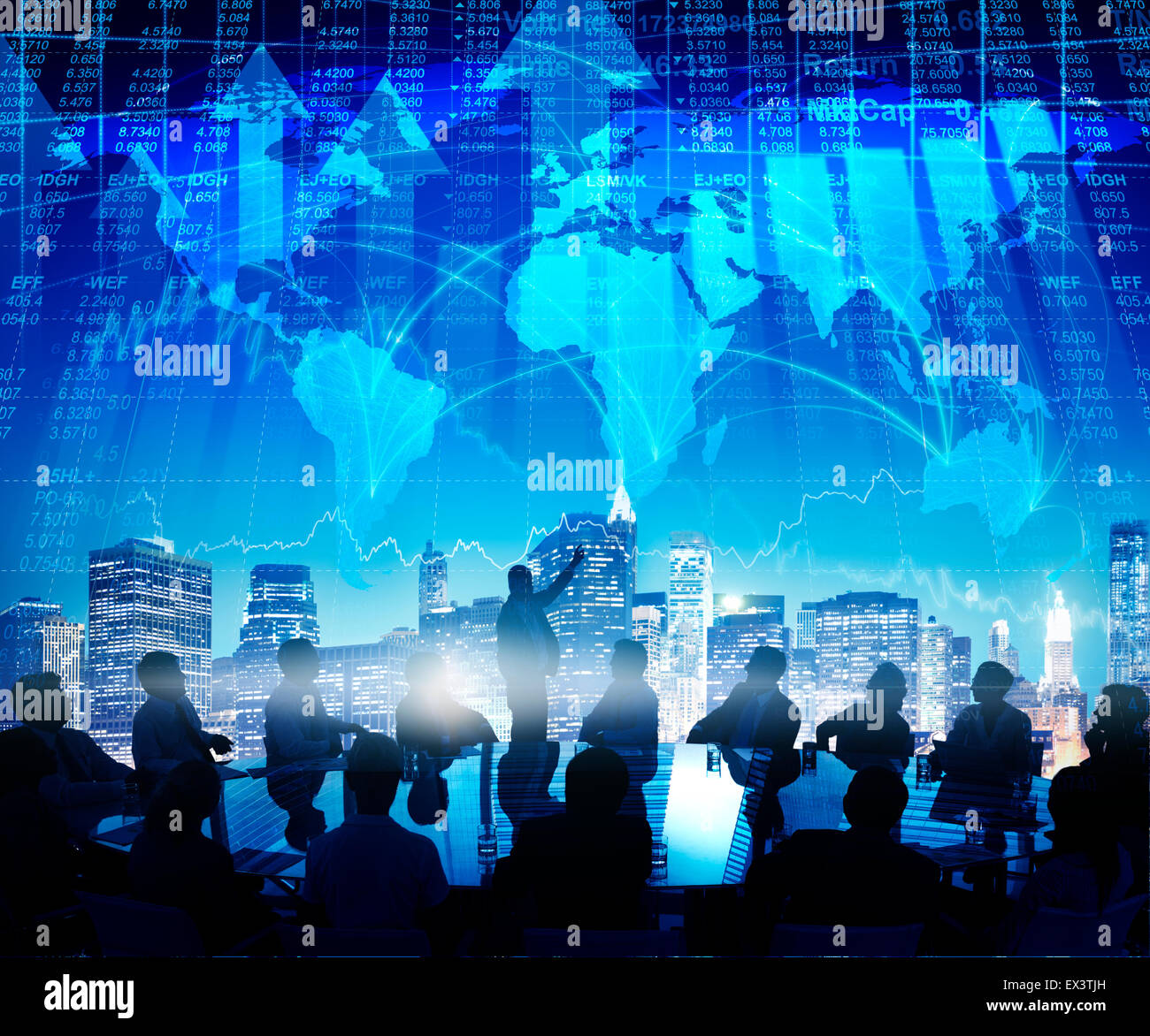 Business People Meeting Conference Seminar Sharing Strategy Concept ...