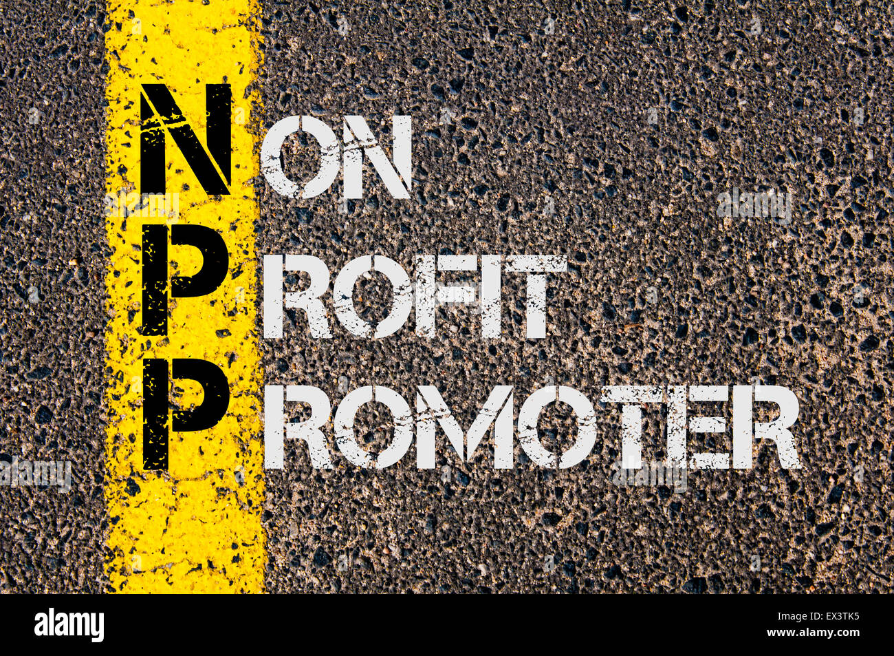 Concept image of Business Acronym NPP as Non Profit Promoter written ...