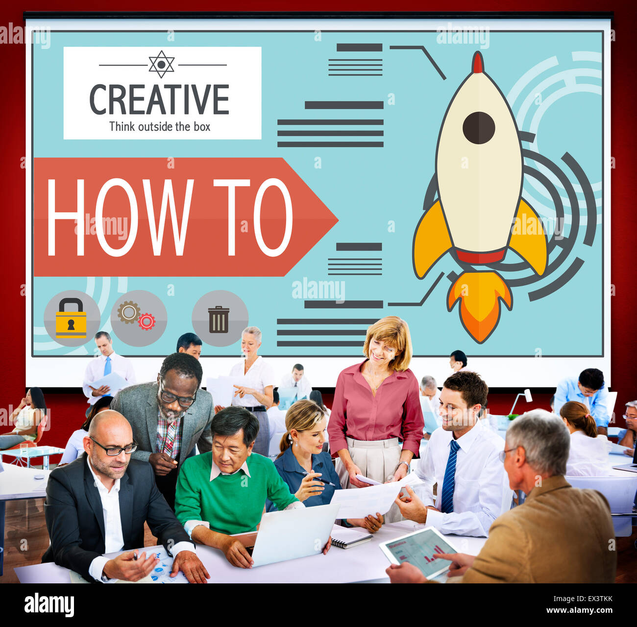 Creative Innovation Development Growth Success Plan Concept Stock Photo ...