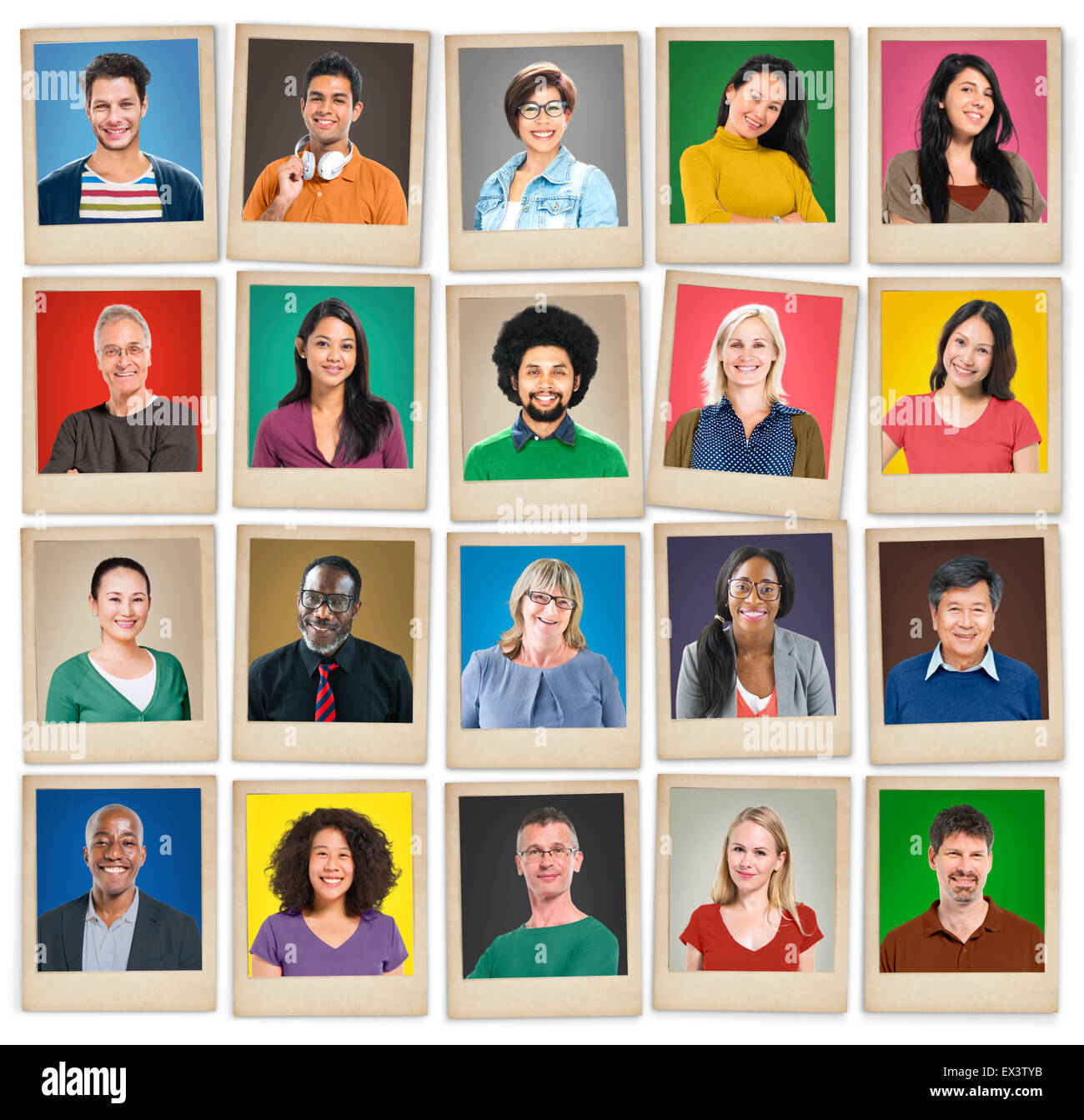 Diverse People Multi Ethnic Variation Casual Concept Stock Photo - Alamy