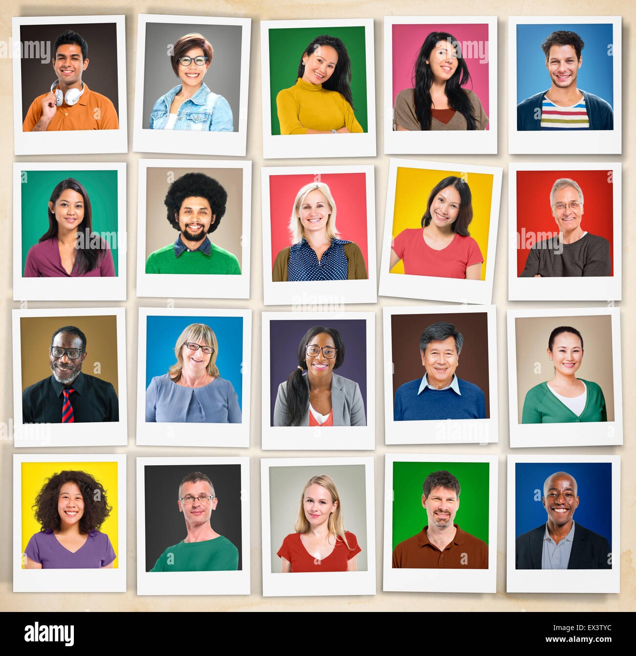 Diverse faces adult hi-res stock photography and images - Alamy