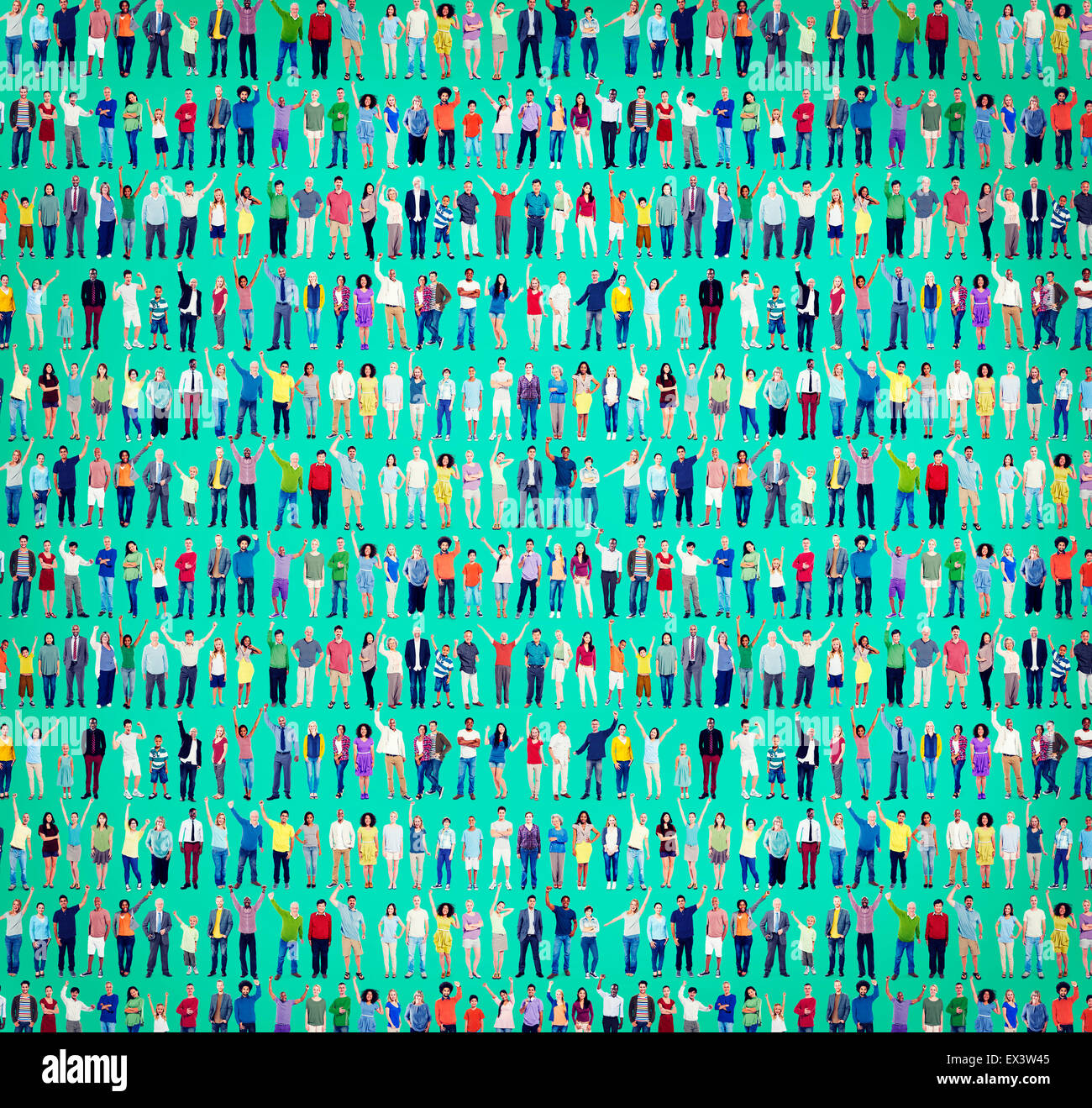 Multiethnic Casual People Togetherness Celebration Arms Raised Concept ... Multiethnic Casual People Togetherness Celebration Arms Raised Concept ...