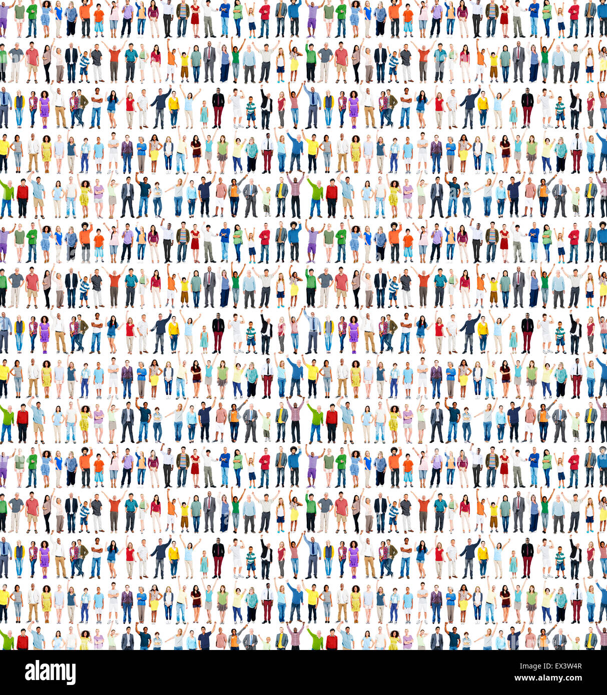 Multiethnic Casual People Togetherness Celebration Arms Raised Concept ... Multiethnic Casual People Togetherness Celebration Arms Raised Concept ...
