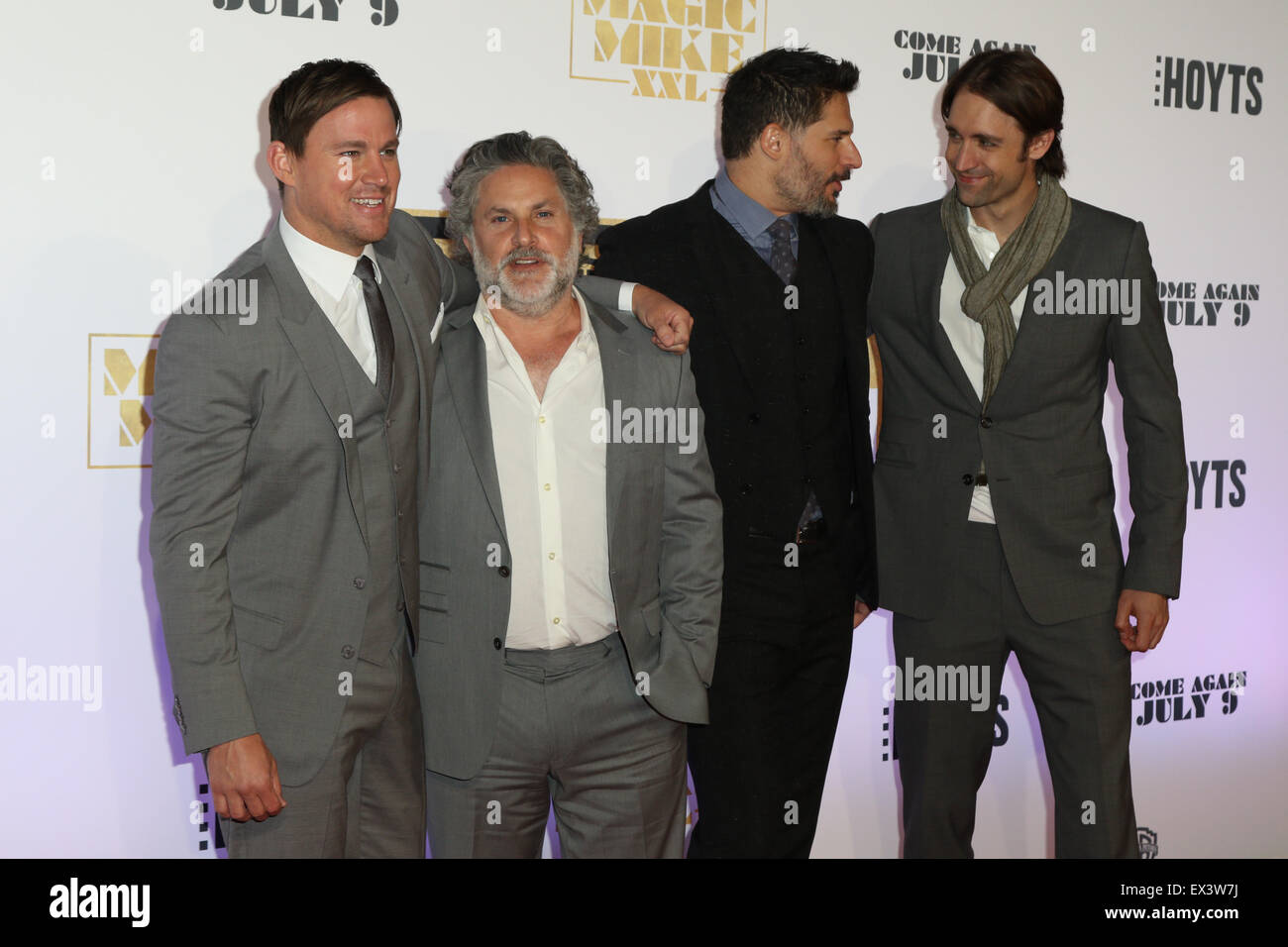 Sydney, Australia. 6 July 2015. L-R: Channing Tatum (Magic Mike ...