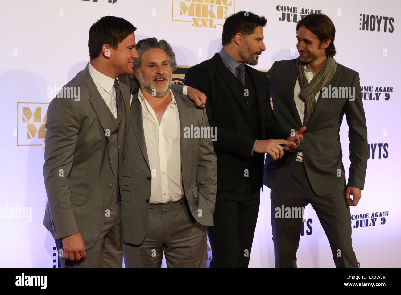 Sydney, Australia. 6 July 2015. L-R: Channing Tatum (Magic Mike ...