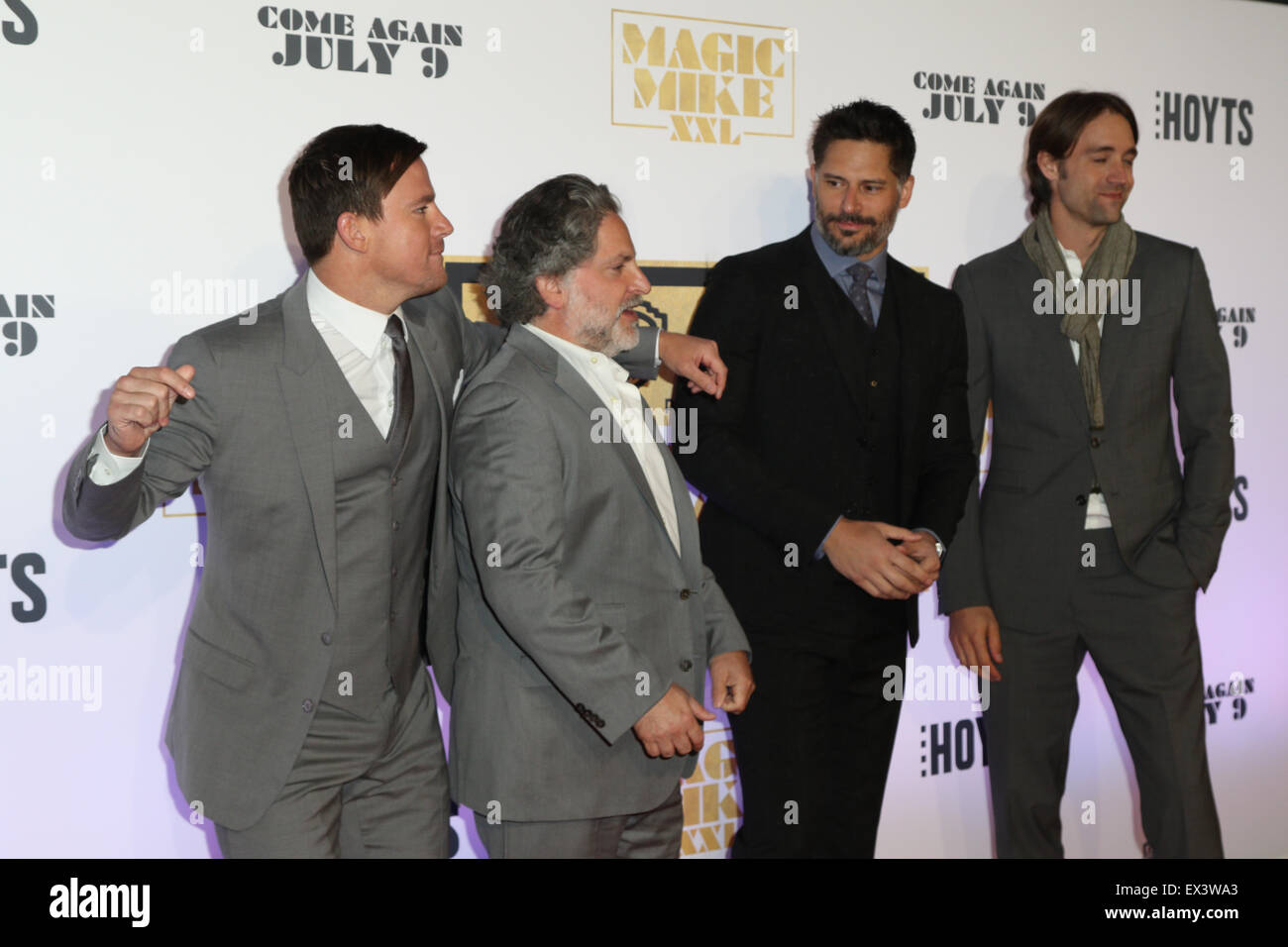 Sydney, Australia. 6 July 2015. L-R: Channing Tatum (Magic Mike ...