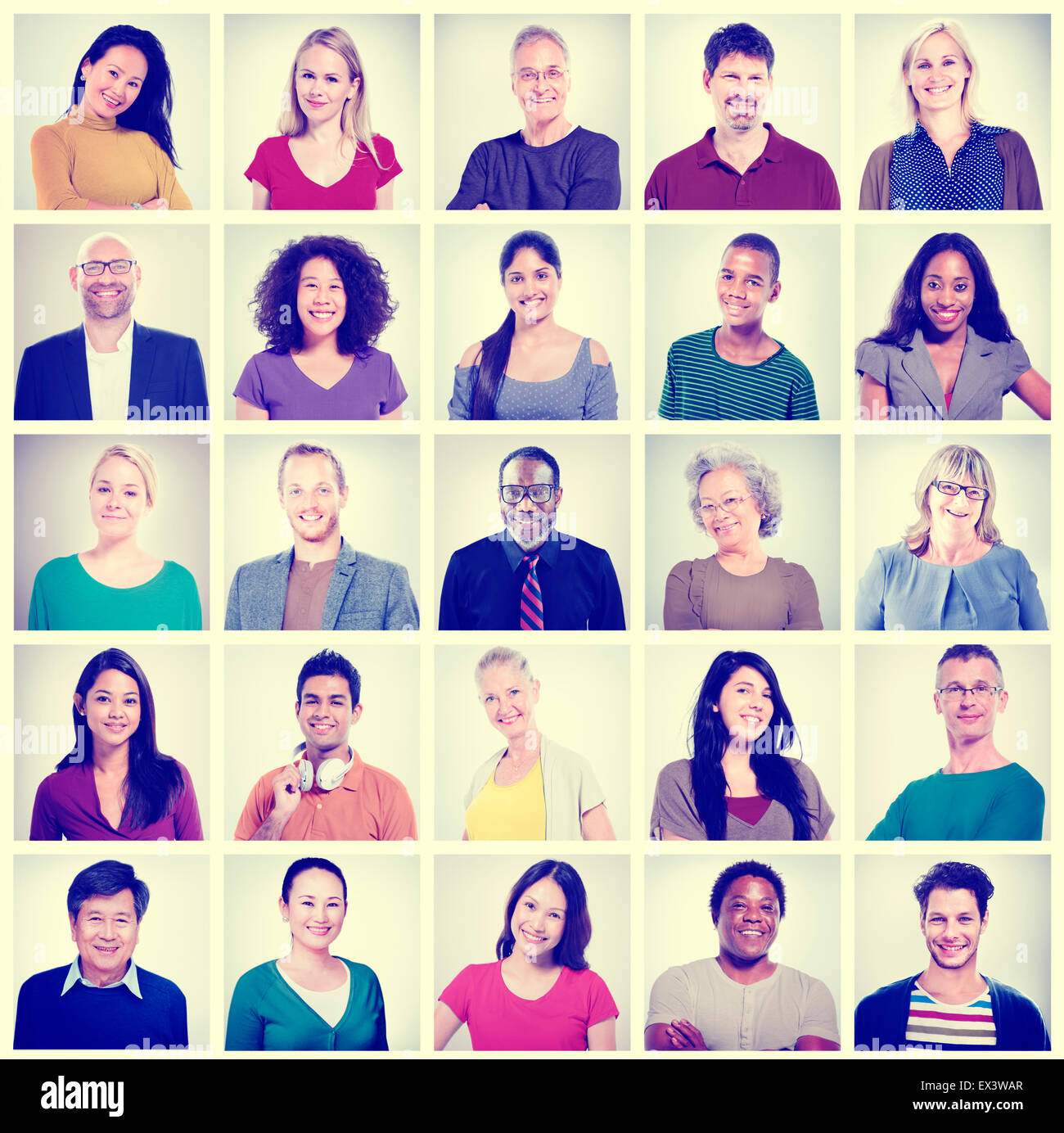 Community Diversity Group Headshot People Concept Stock Photo - Alamy
