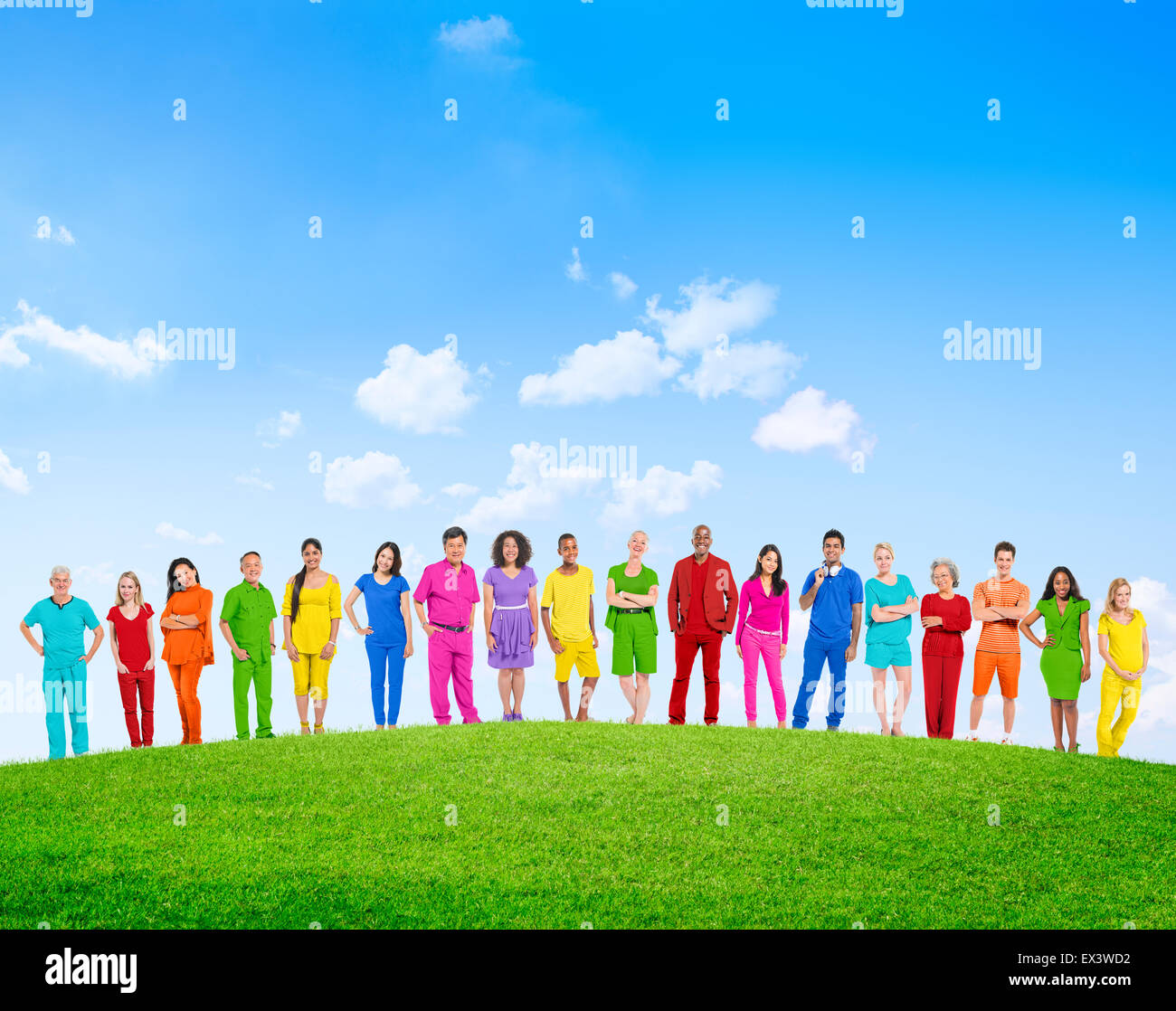 Diverse Diversity Ethnic Ethnicity Unity Togetherness Concept Stock ...