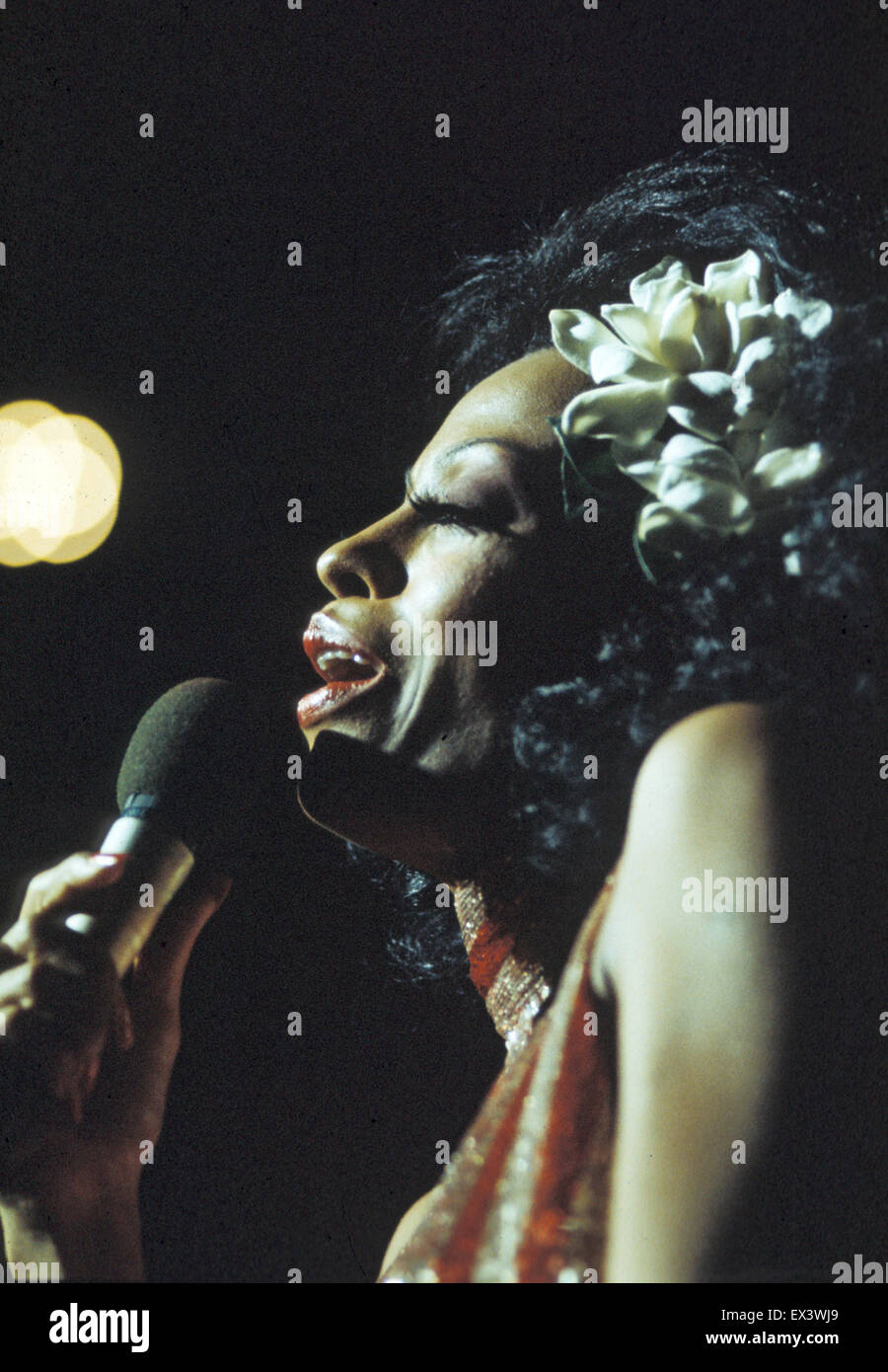 DIANA ROSS US singer about 1974 Stock Photo - Alamy