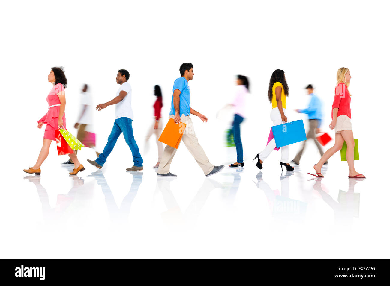 Shopping Purchase Retail Customer Consumer Sale Concept Stock Photo - Alamy