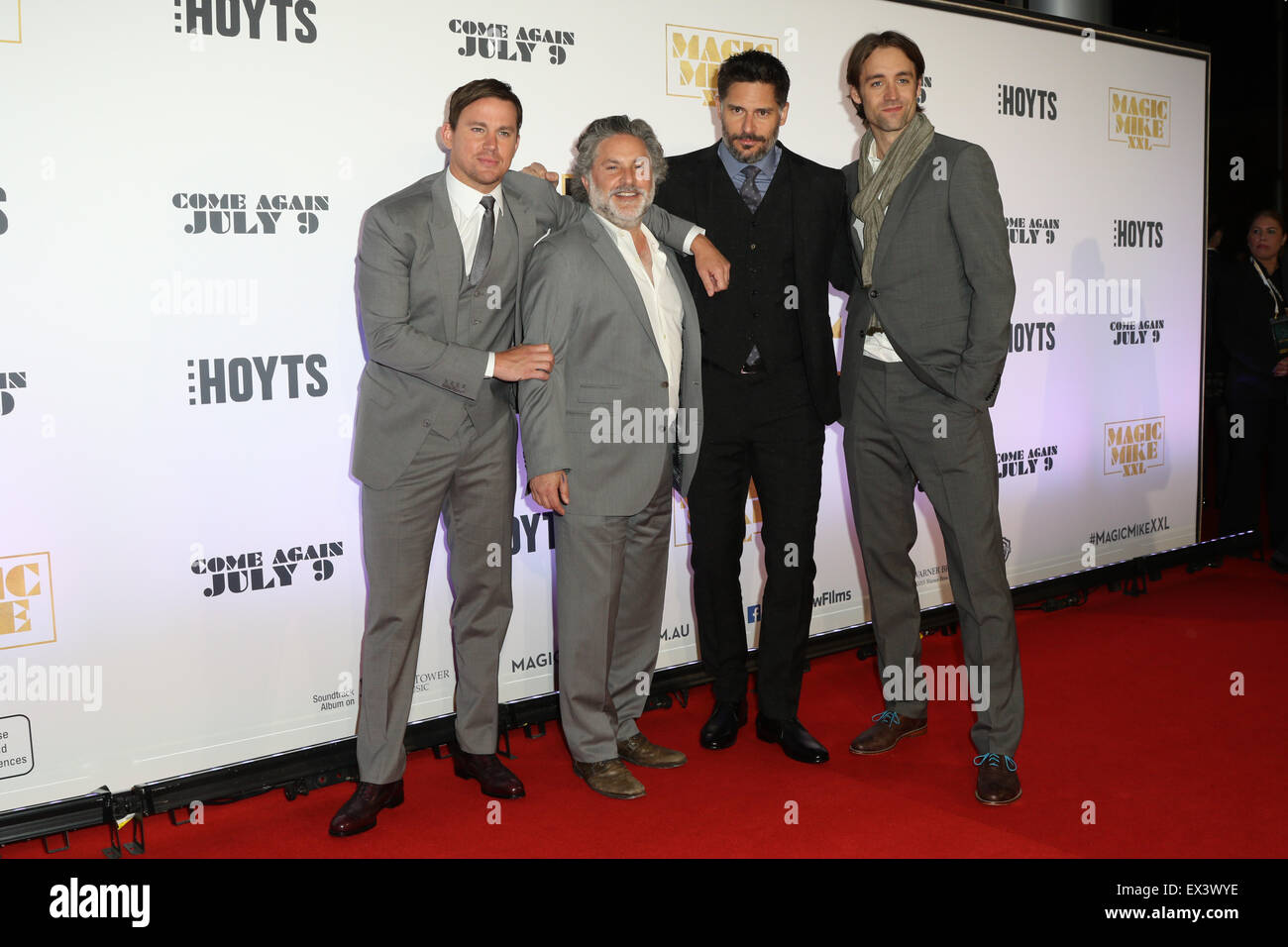 Sydney, Australia. 6 July 2015. L-R: Channing Tatum (Magic Mike ...