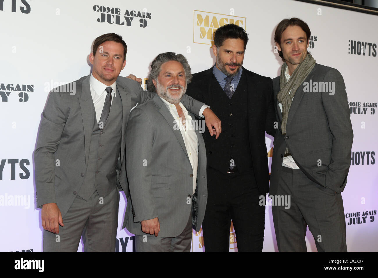 Sydney, Australia. 6 July 2015. L-R: Channing Tatum (Magic Mike ...