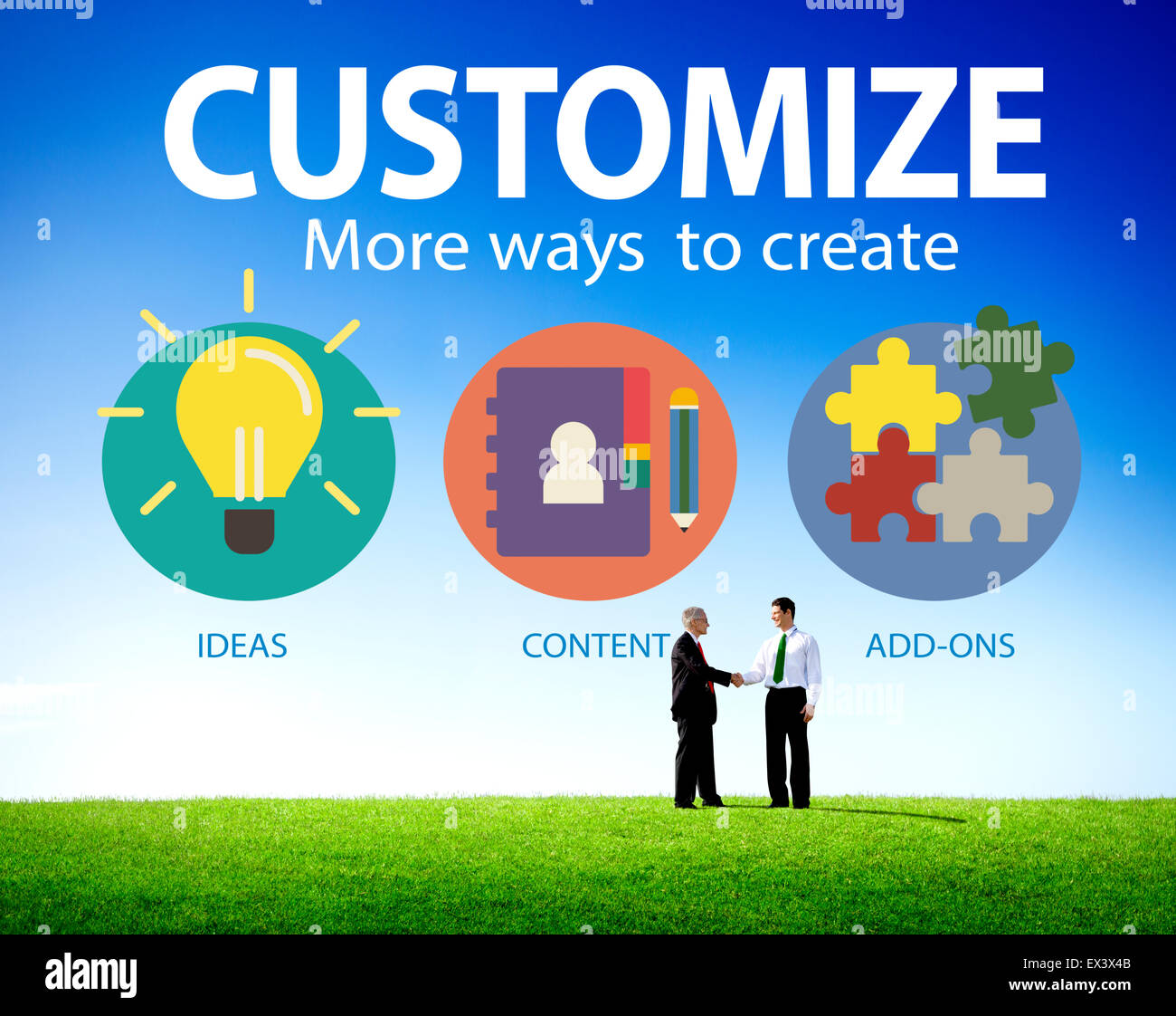 Customize Ideas Identity Individuality Innovation Personalize Concept ...