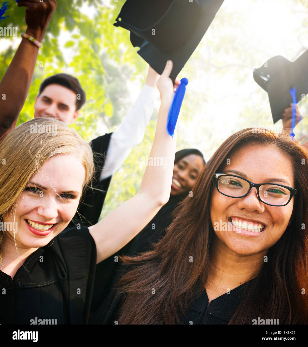 Graduation Student Commencement University Degree Concept Stock Photo ...
