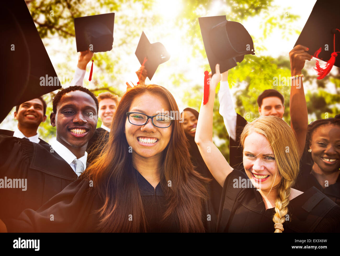 Graduation Student Commencement University Degree Concept Stock Photo ...